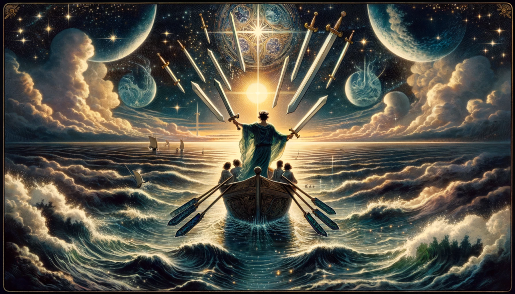 Six of Swords Zodiac Sign: Aquarius | TarotSparks